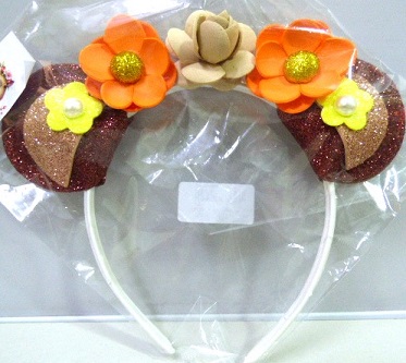 VINCHA CON FLORES CAPIBARA – Cotillón Sorpresa